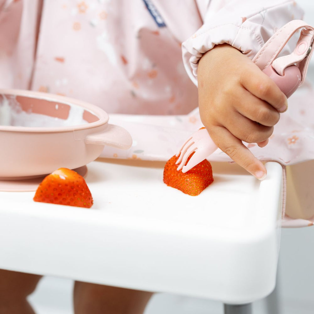 Attachable Weaning Cutlery Set Fork & Spoon | Bibado